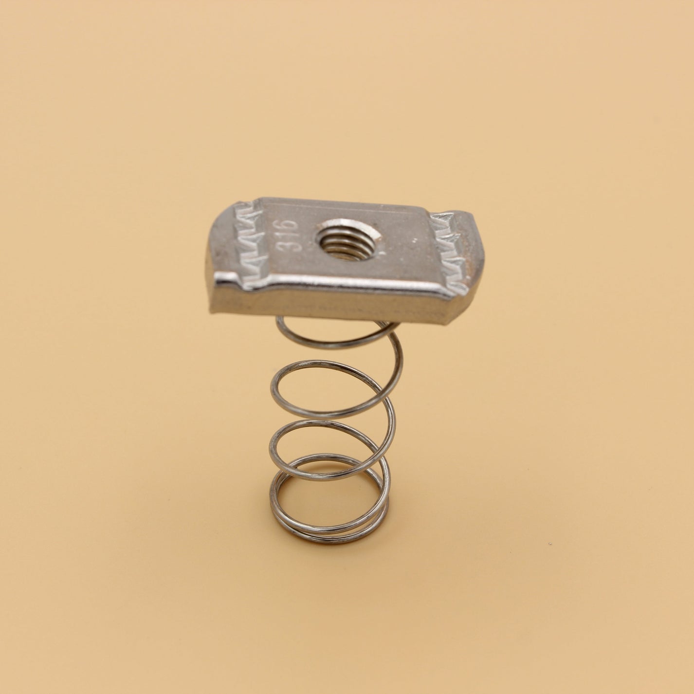 Unistrut Long Spring Nut | 5Qty | S316 Stainless Steel | Heavy Duty ...