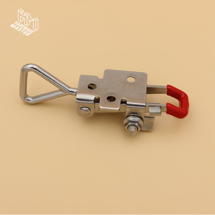 Small Over Centre Toggle Latch With Safety Catch | S304 Stainless Stee ...