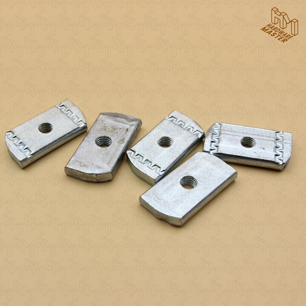 Unistrut Channel Nuts M6–M12 | Pack of 5 | Zinc Plated | Plain Style ...