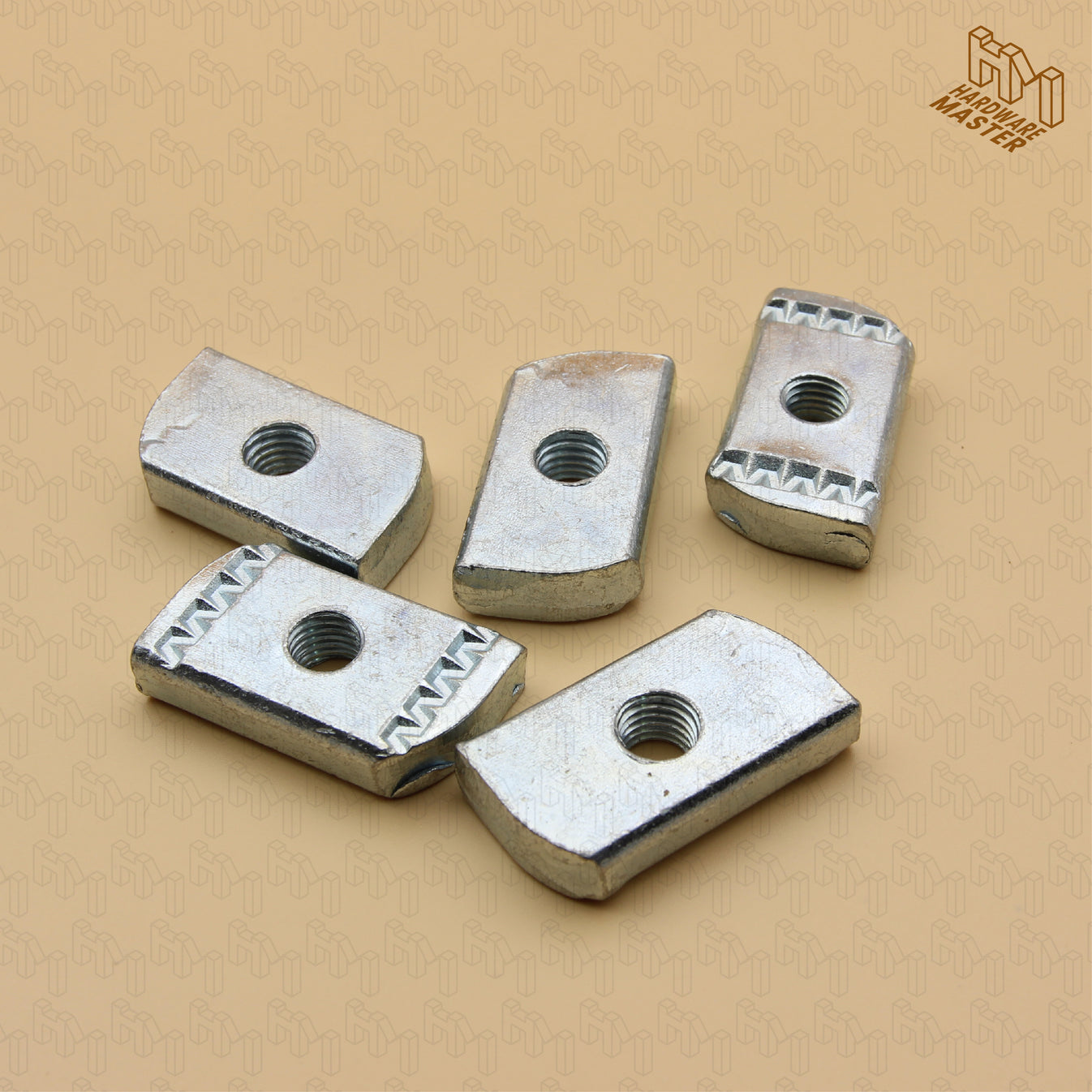 Unistrut Channel Nuts M6–M12 | Pack of 5 | Zinc Plated | Plain Style ...